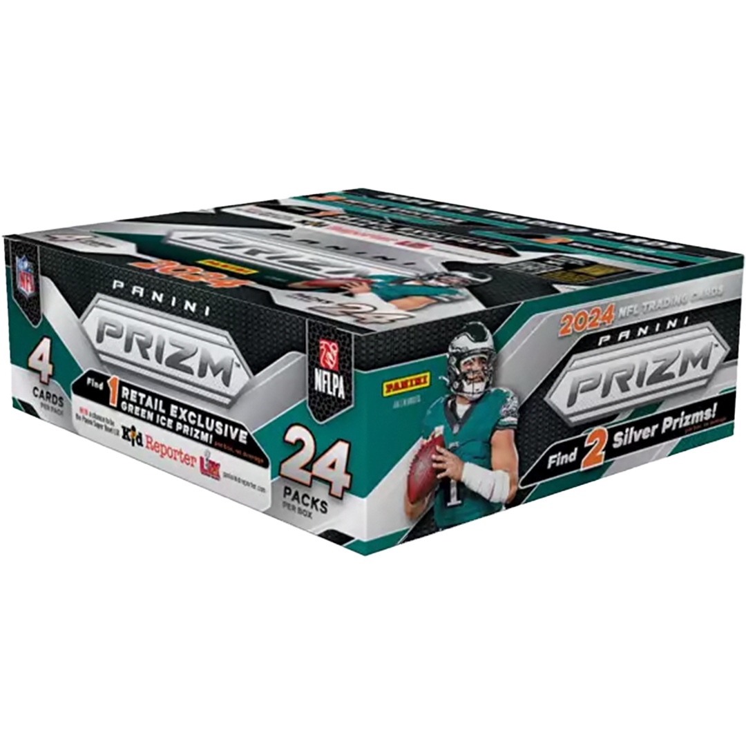 2024 Panini Prizm Football Retail 24-Pack Box – CardCollector2