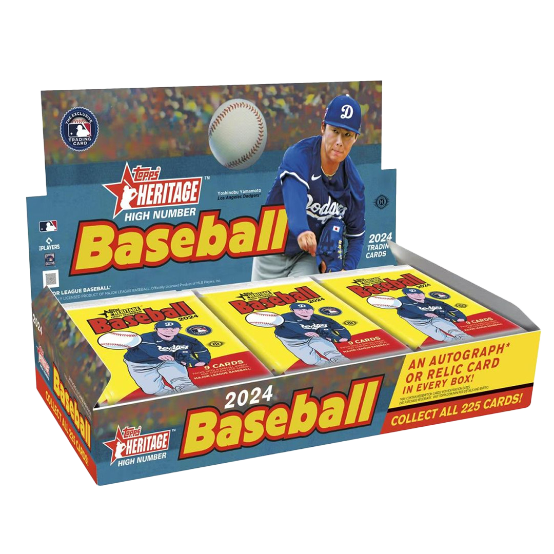 2024 Topps Heritage High Number Baseball Hobby Box – CardCollector2