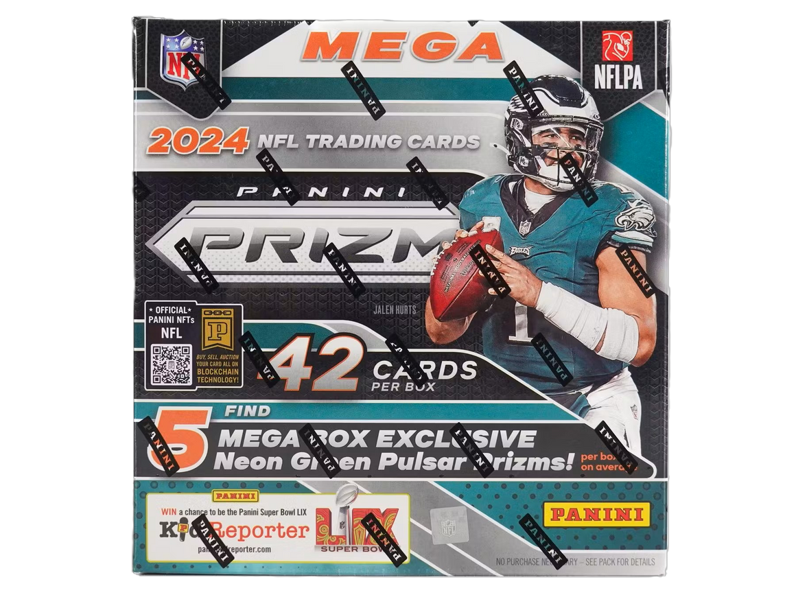 2024 Panini Prizm Football Mega Box (Neon Green Pulsar) – CardCollector2